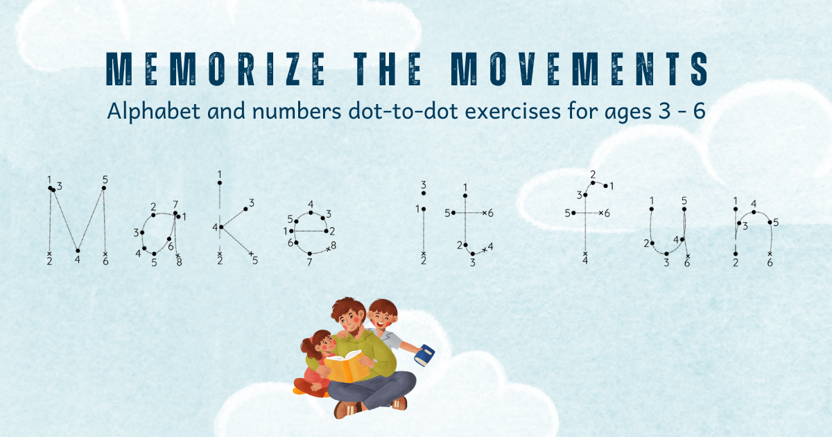 Memorize The Movements: Fun Letter Formation & Handwriting Exercises ...